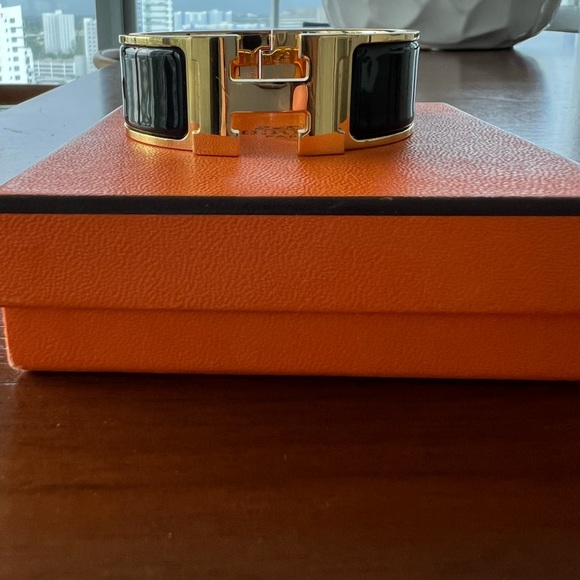 Hermes | Jewelry | Hermes Clic Clac H Bracelet Size Pm | Poshmark